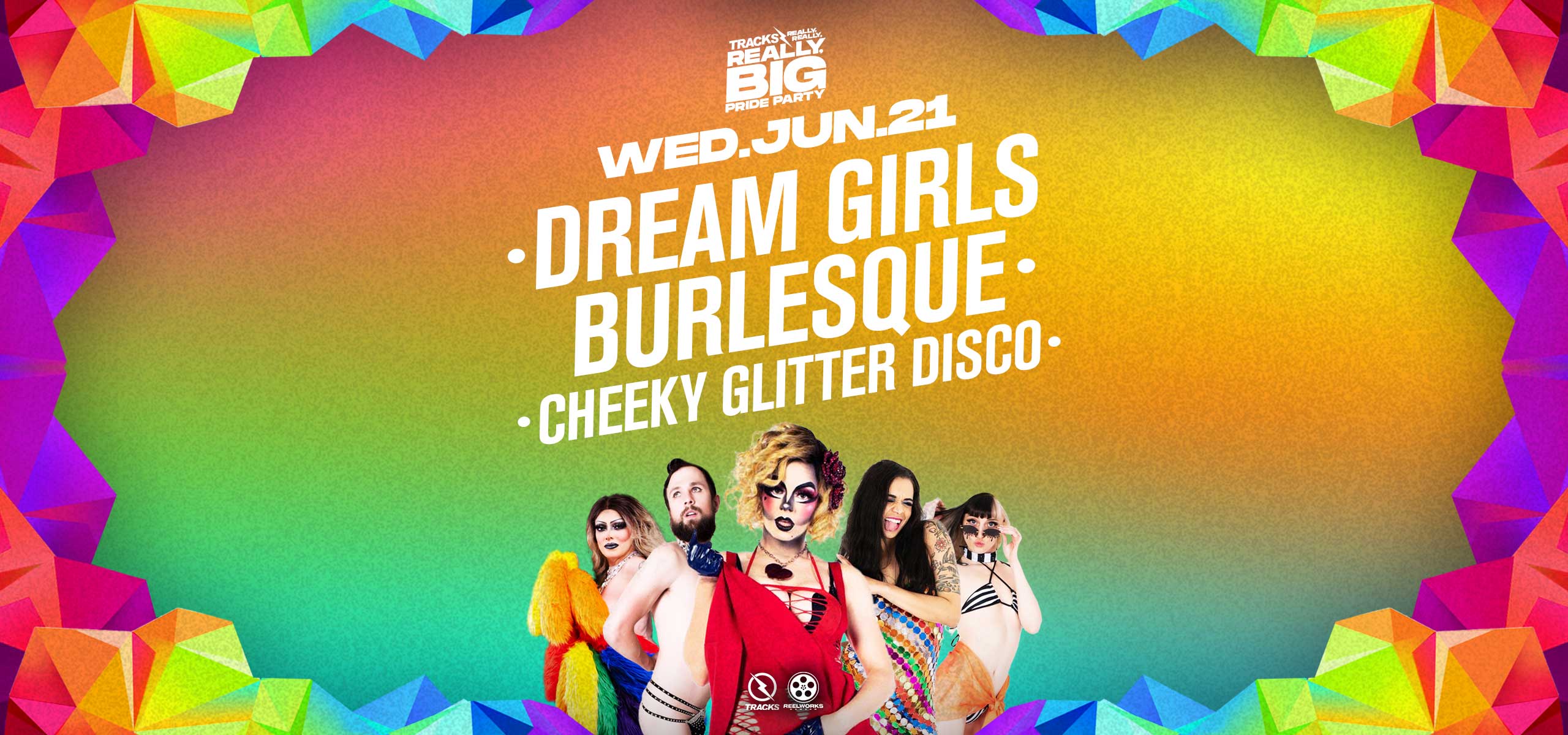 PRIDE WEDNESDAY | CHEEKY GLITTER DISCO | 18+ - Tracks